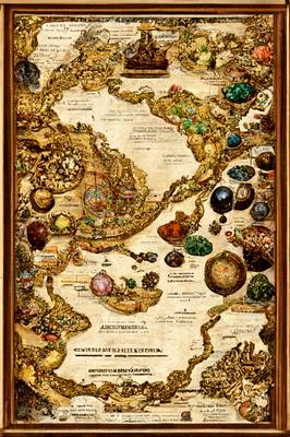 Explore the AI Art Gallery: Earth Concept Map Masterpieces