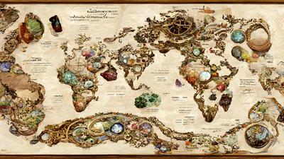 Discover Earth: AI Art Gallery Showcasing Concept Maps of Our Planet