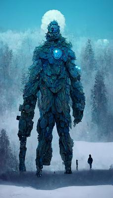 Discover Futuristic Power Armor Concept Art in Our AI Art Gallery